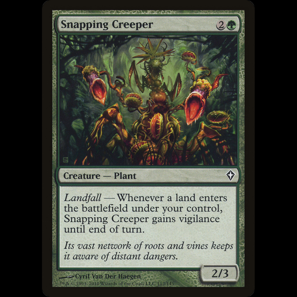 MTG Snapping Creeper Worldwake wwk#112 - Madtoyz