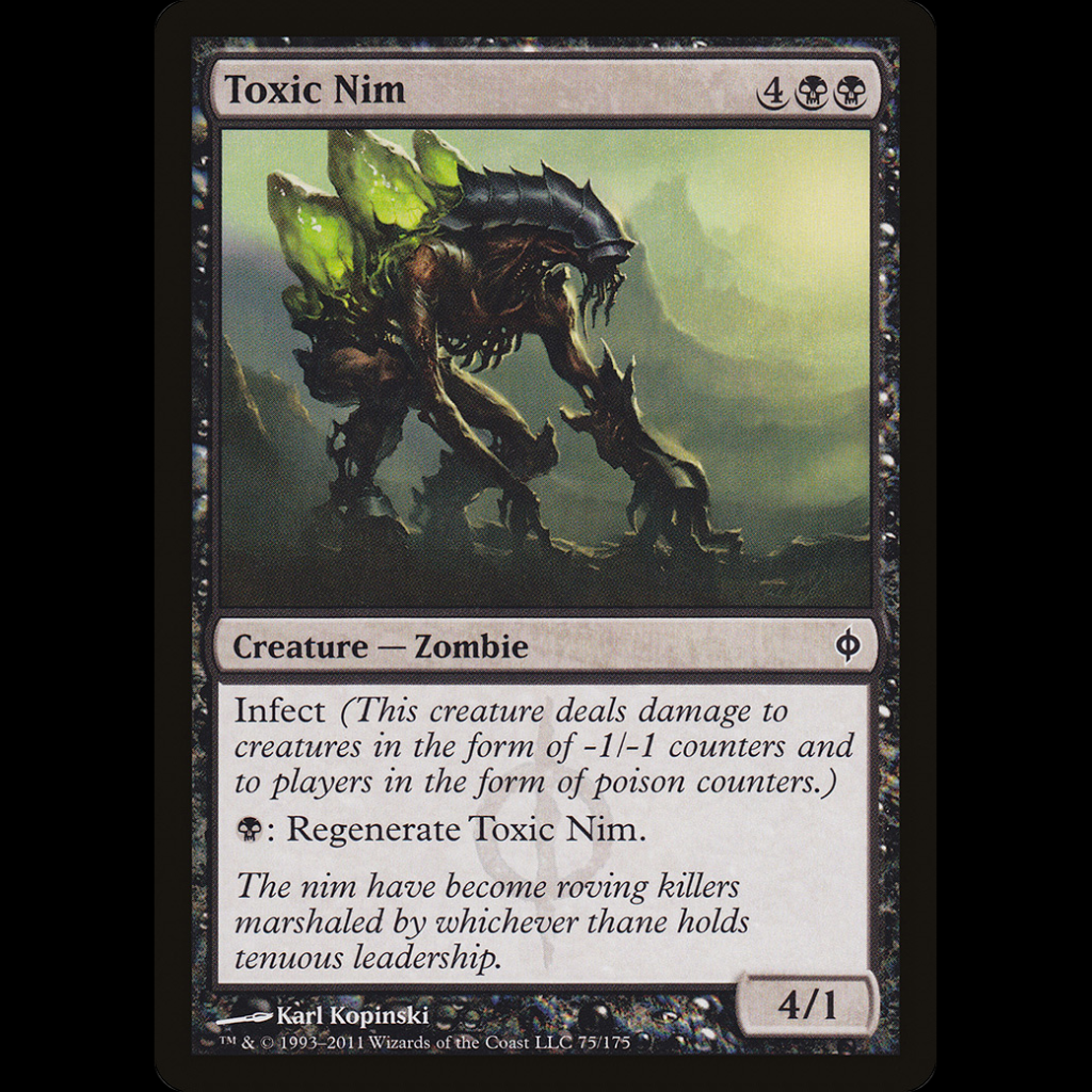 MTG Toxic Nim New Phyrexia nph#75 - Madtoyz