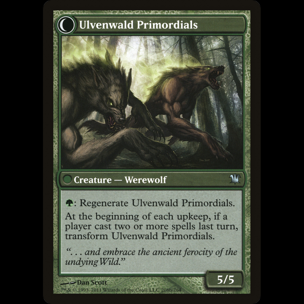 MTG Ulvenwald Mystics // Ulvenwald Primordials Innistrad isd#208 - Madtoyz