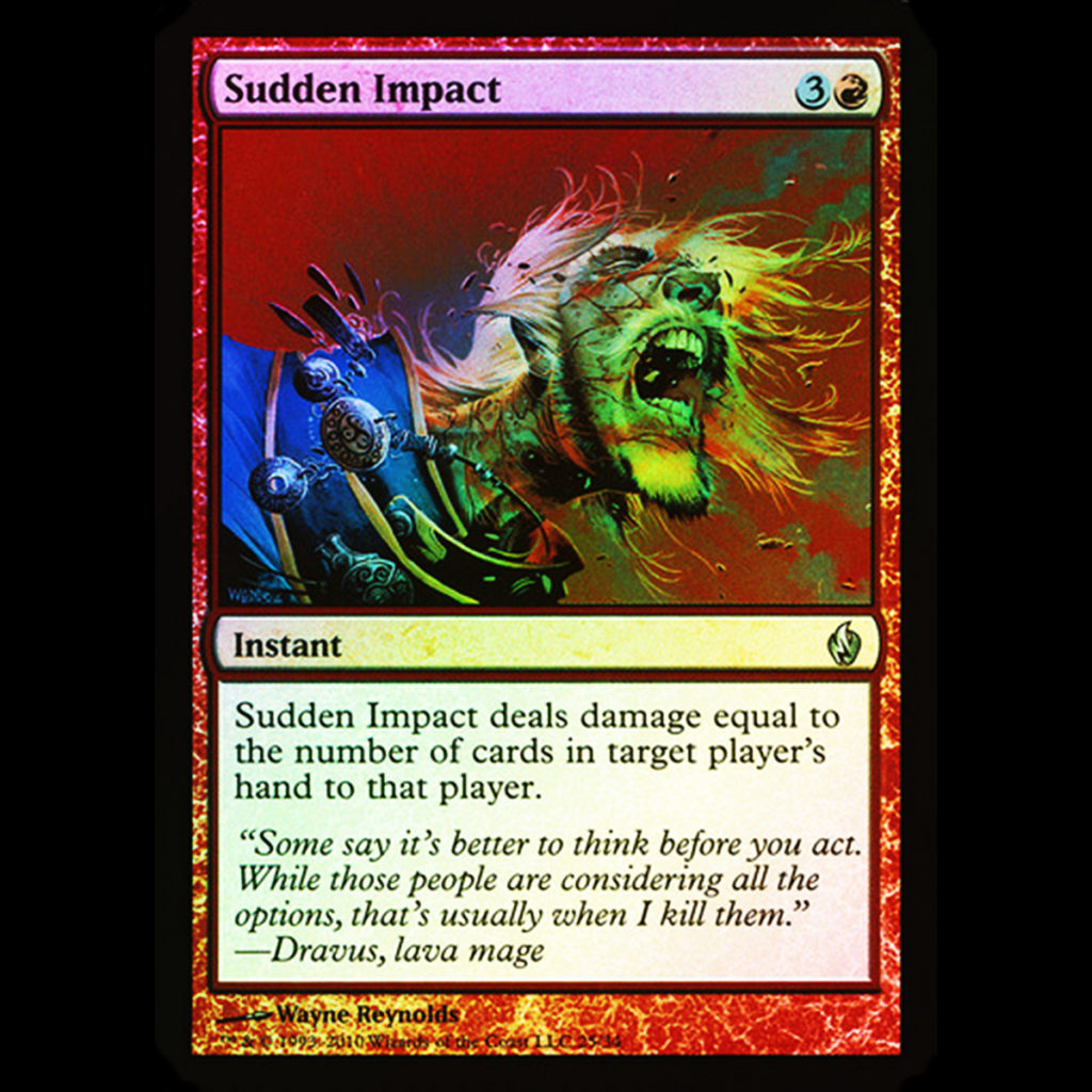 MTG Sudden Impact Premium Deck Series: Fire and Lightning pd2#25 - Madtoyz