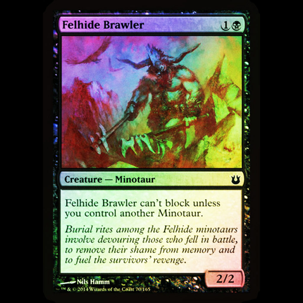 MTG Pendenciero pielacre (Felhide Brawler) Born of the Gods - FOIL ...