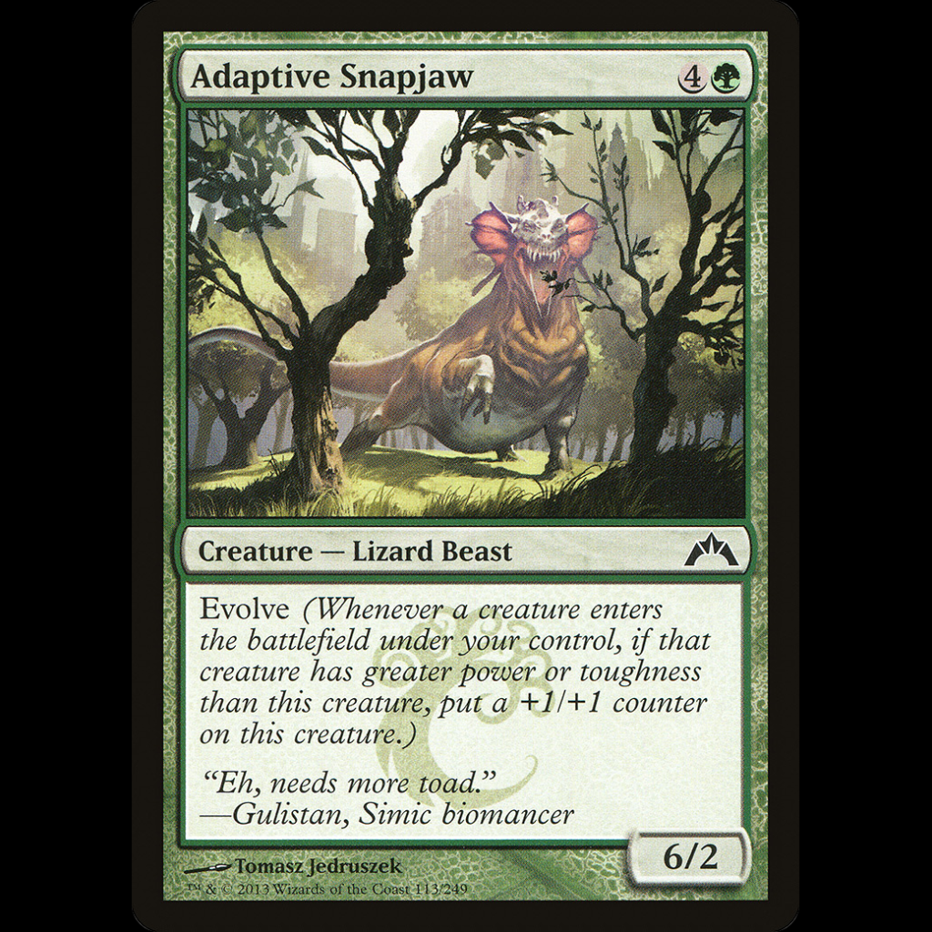 MTG Mandibulatensa adaptativo (Adaptive Snapjaw) Gatecrash - Madtoyz