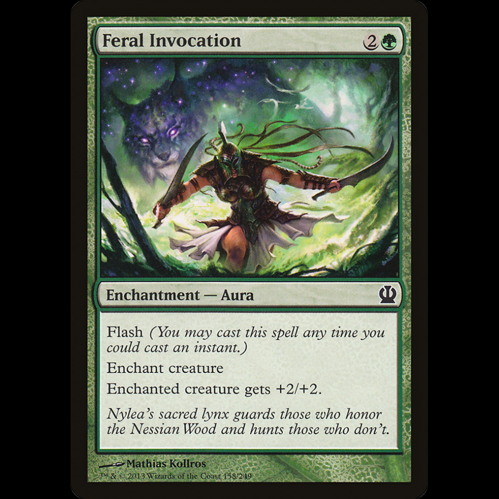 MTG Feral Invocation Theros ths#158 - Madtoyz