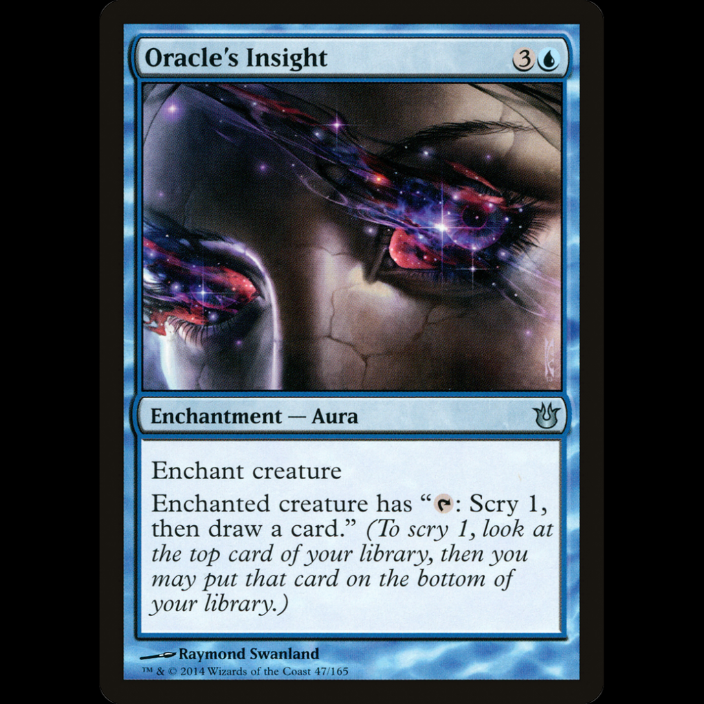 MTG Perspicacia del oráculo (Oracle's Insight) Born of the Gods bng#47 ...