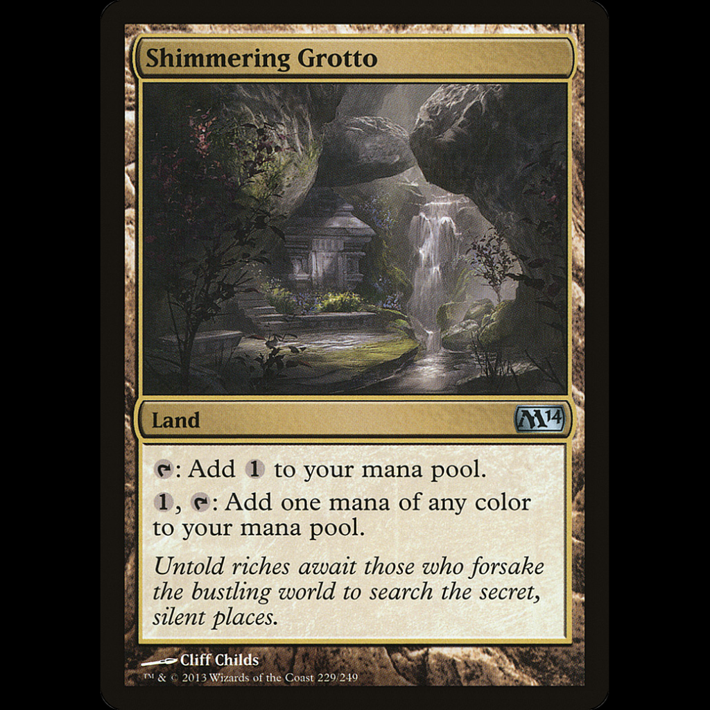 MTG Shimmering Grotto Magic 2014 m14#229 - Madtoyz