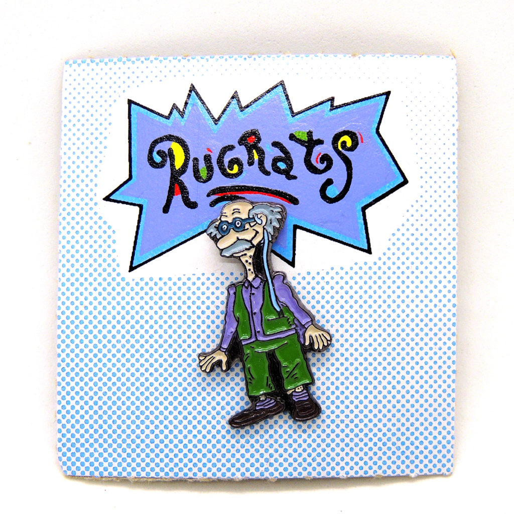 Rugrats Lou Pickles Abuelo Grandpa Pin Retro Bootleg - Madtoyz