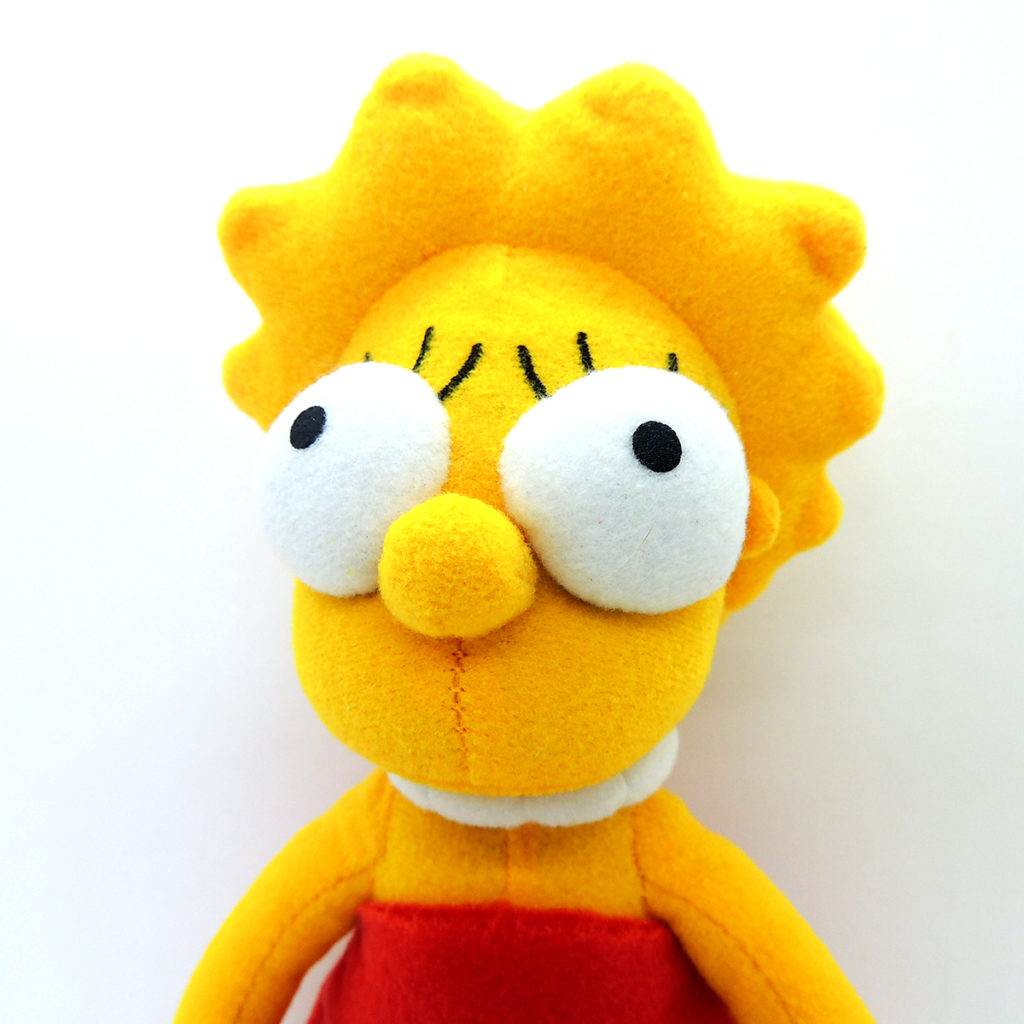 Simpson Lisa Peluche Fox 2005 Original Plush 20cm - Madtoyz
