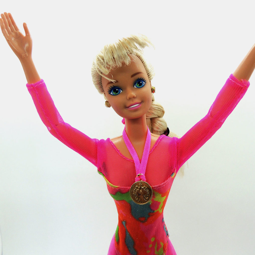 Barbie Gymnast Gym 1993 Mattel Doll Muñeca - Madtoyz