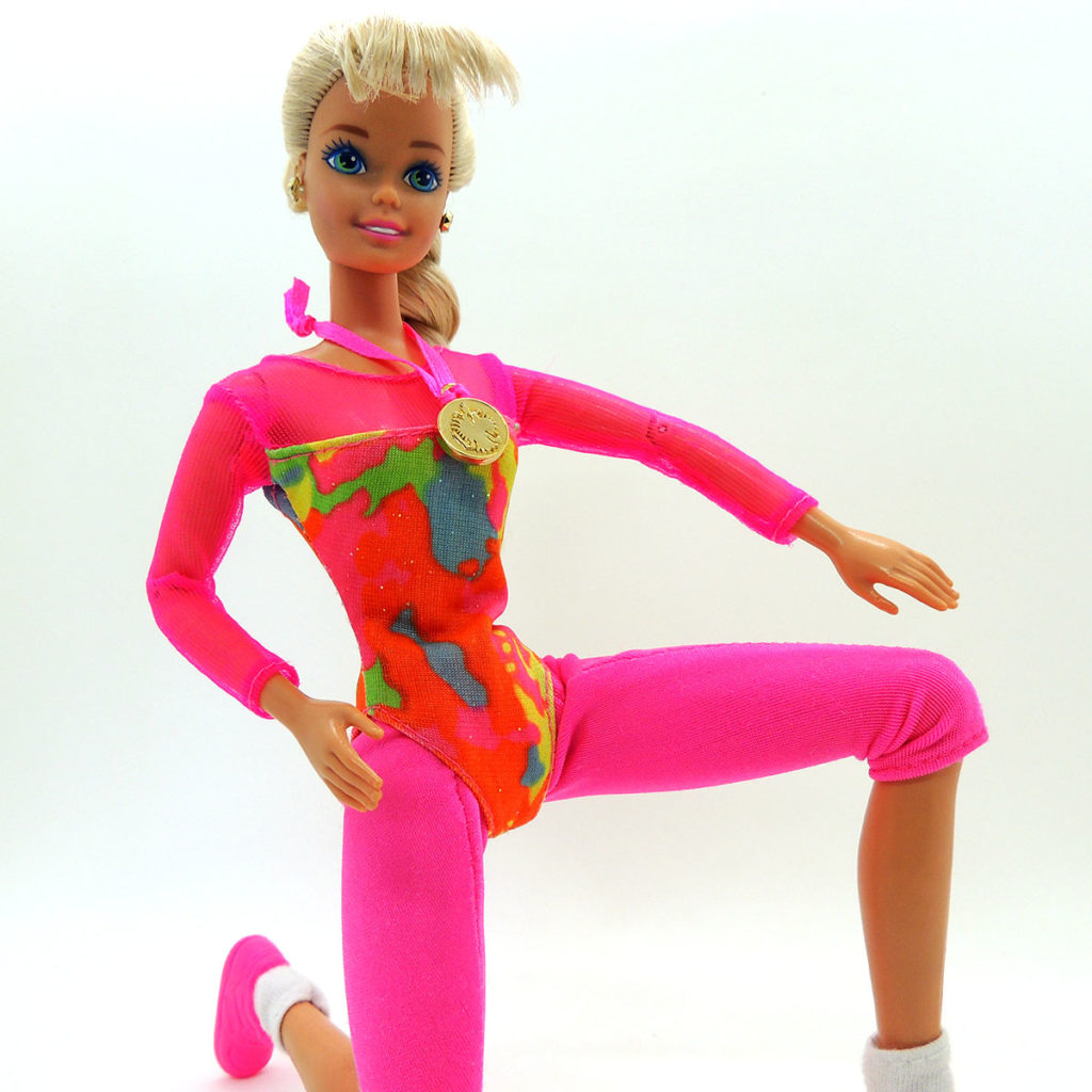 Barbie Gymnast Gym 1993 Mattel Doll Muñeca - Madtoyz