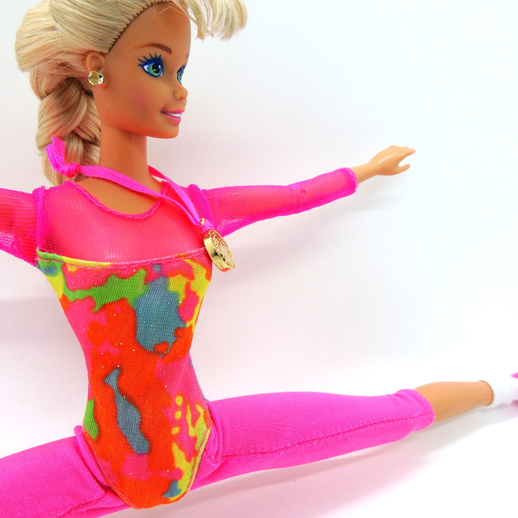 Barbie Gymnast Gym 1993 Mattel Doll Muñeca - Madtoyz