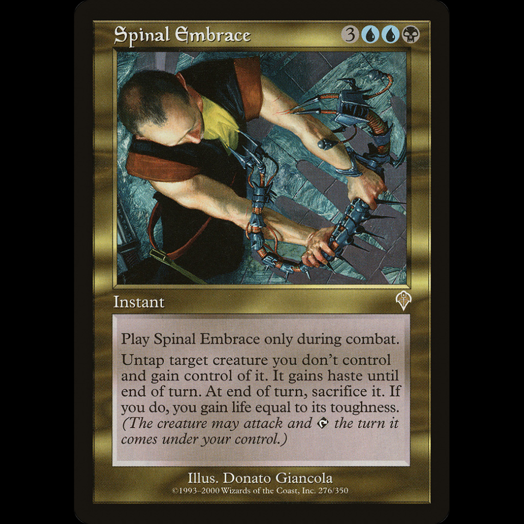 MTG Abrazo Espinal (Spinal Embrace) Invasion inv#276 - Madtoyz