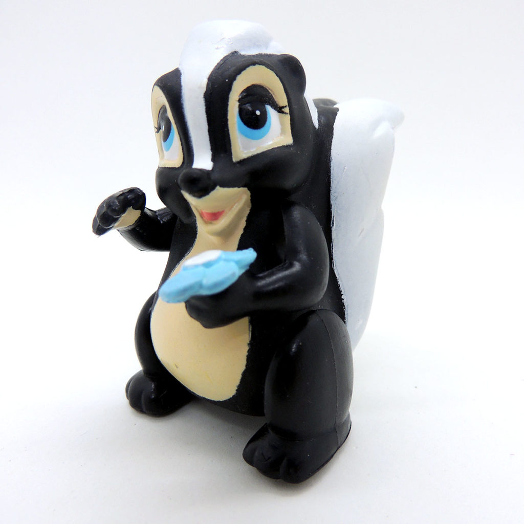 Bambi Flower Flor Zorrillo Skunk Disney 1988 80s - Madtoyz