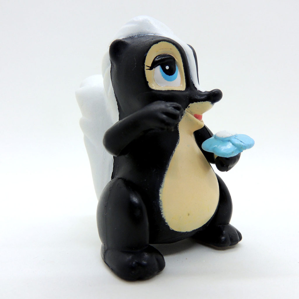 Bambi Flower Flor Zorrillo Skunk Disney 1988 80s - Madtoyz