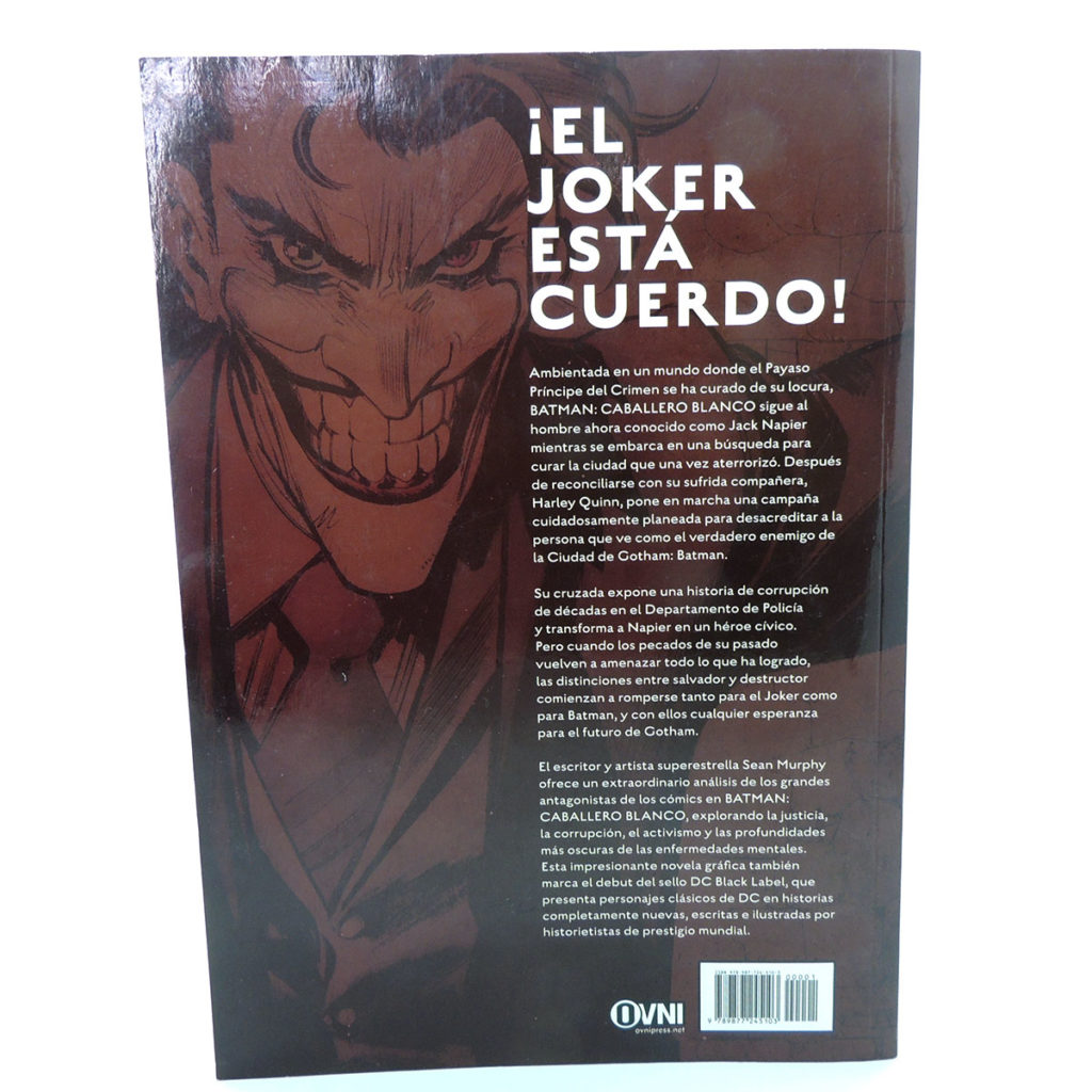 Batman Caballero Blanco Comic Dc Black Label Ovni - Madtoyz