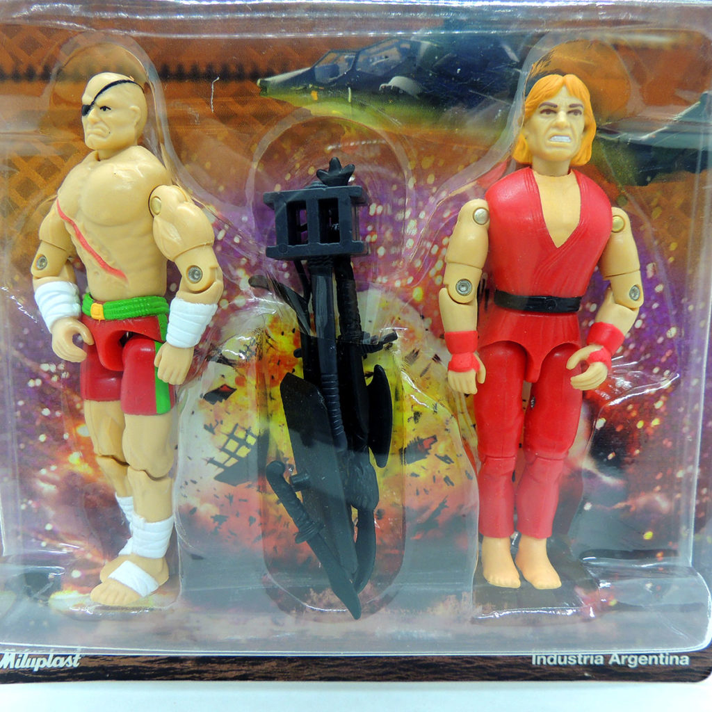 Gi Joe Brigada Rescate Street Fighter Ken Sagat Miluplast - Madtoyz