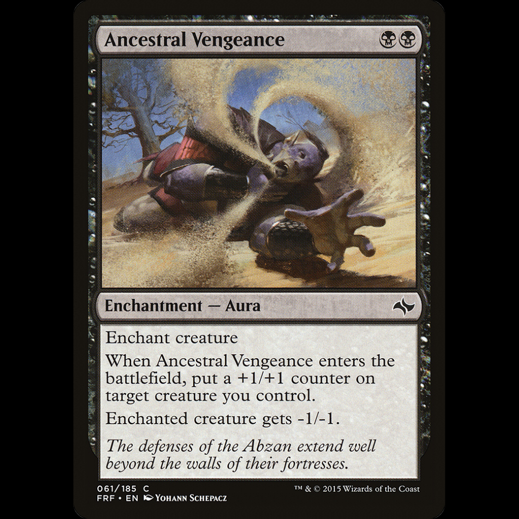 MTG Ancestral Vengeance Fate Reforged frf#61 - Madtoyz
