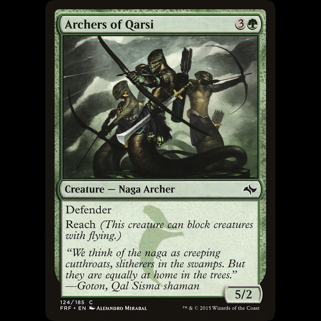 MTG Archers of Qarsi Fate Reforged frf#124 - Madtoyz