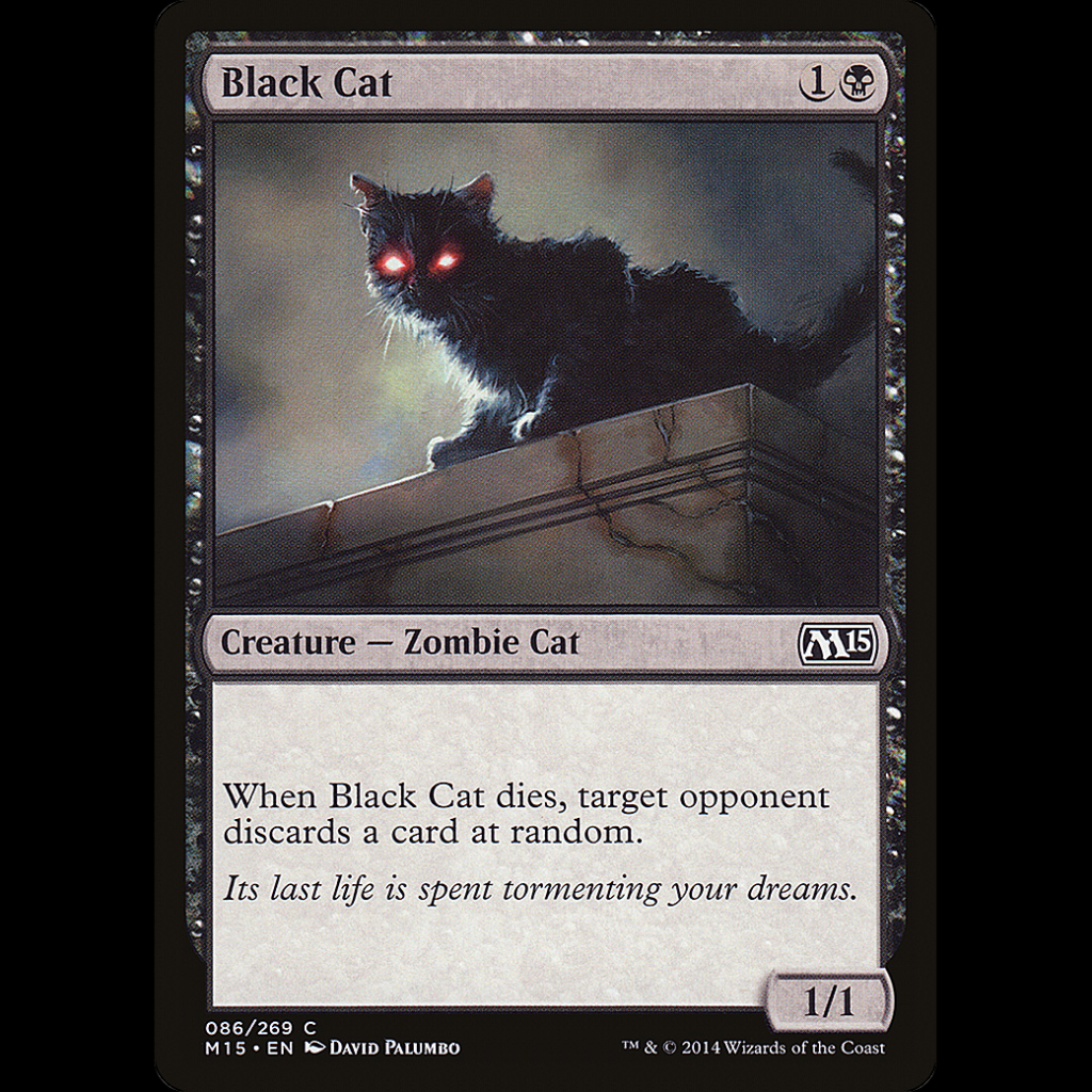 MTG Black Cat Magic 2015 m15#86 - Madtoyz