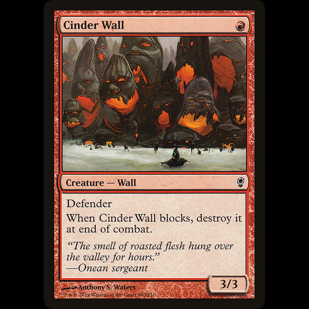 MTG Cinder Wall Conspiracy cns#140 - Madtoyz