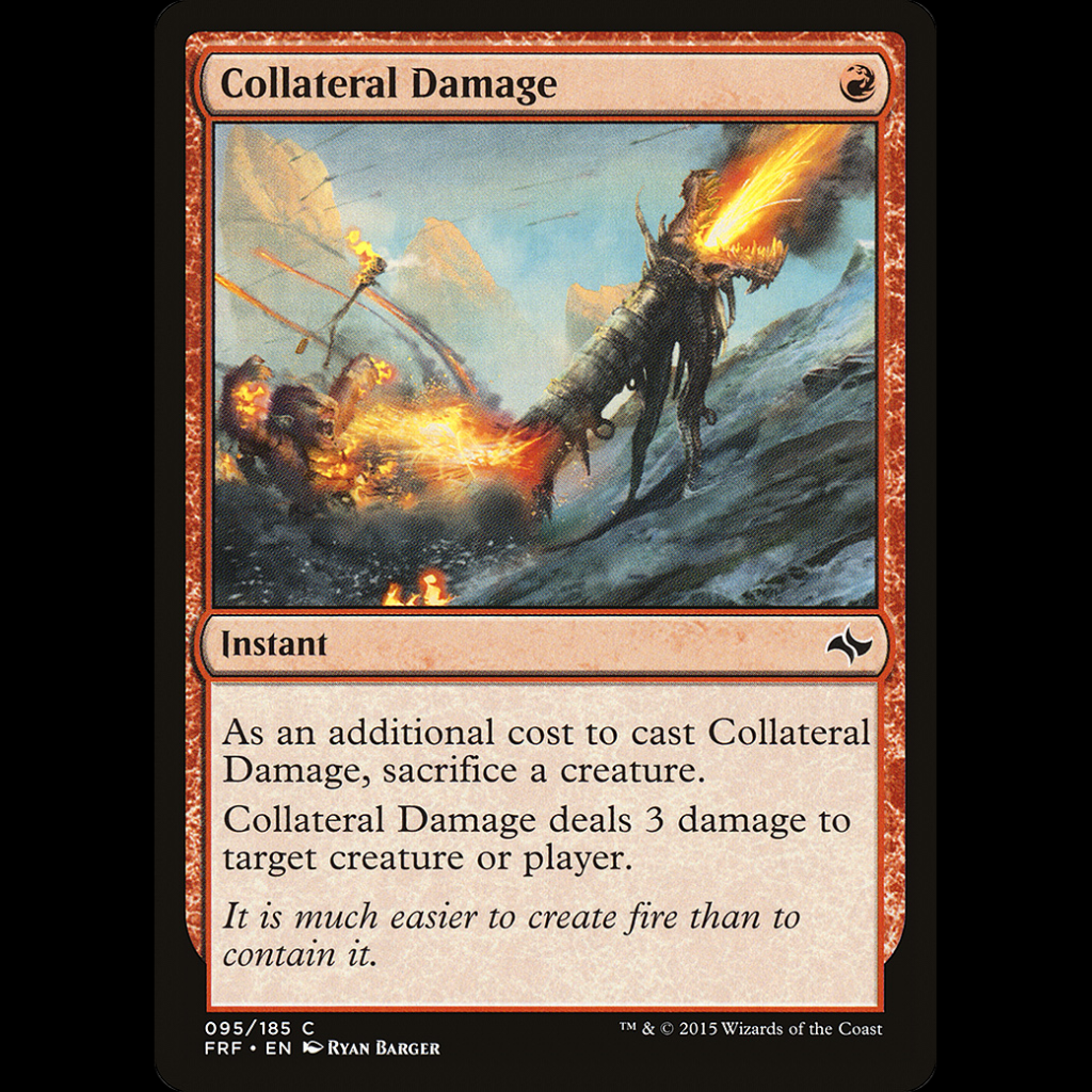 MTG Daño colateral (Collateral Damage) Fate Reforged frf#95 - Madtoyz