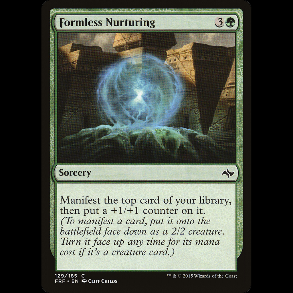 MTG Formless Nurturing Fate Reforged frf#129 - Madtoyz