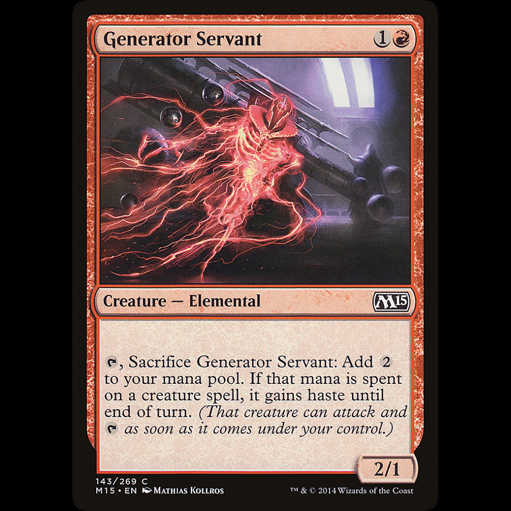 MTG Sirviente generador (Generator Servant) Magic 2015 m15#143 - Madtoyz