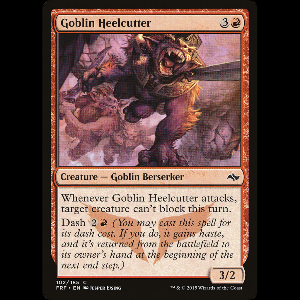 MTG Trasgo cortapiés (Goblin Heelcutter) Fate Reforged frf#102 - Madtoyz
