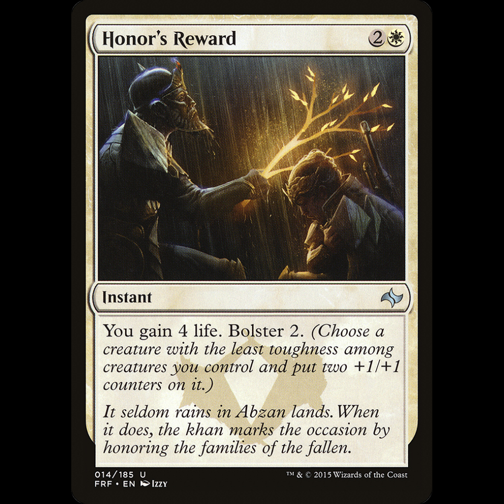MTG Honor's Reward Fate Reforged frf#14 - Madtoyz