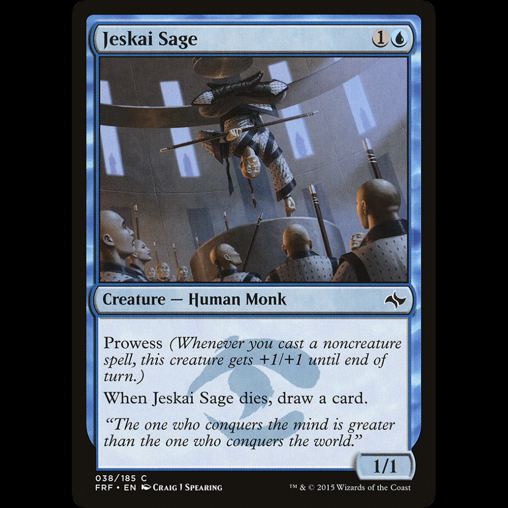 MTG Jeskai Sage Fate Reforged frf#38 - Madtoyz