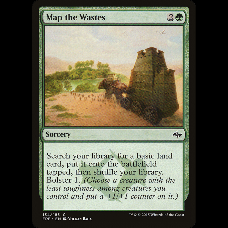 MTG Map the Wastes Fate Reforged frf#134 - Madtoyz