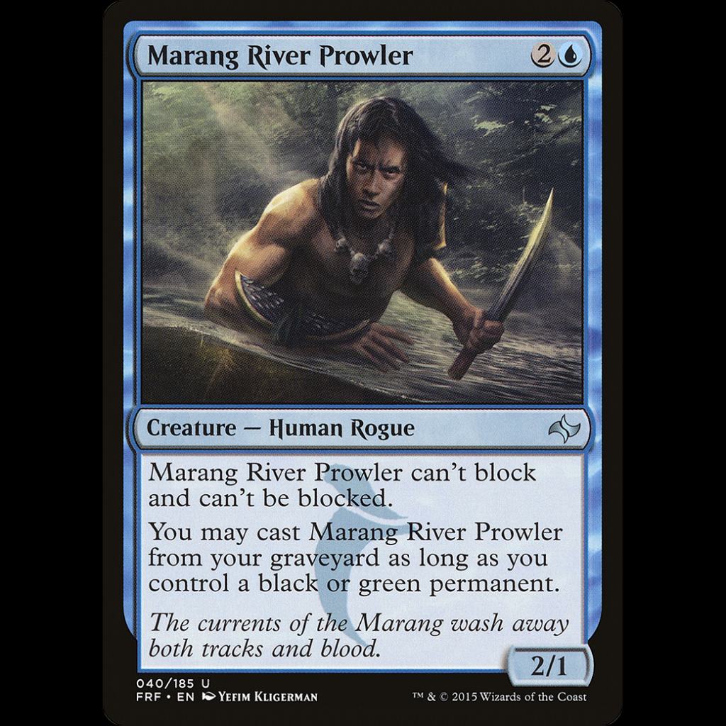 MTG Rondador del río Marang (Marang River Prowler) Fate Reforged frf#40 ...