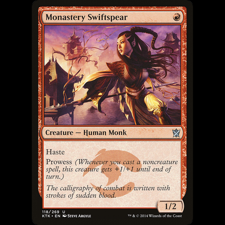 MTG Monastery Swiftspear Khans of Tarkir ktk#118 - Madtoyz