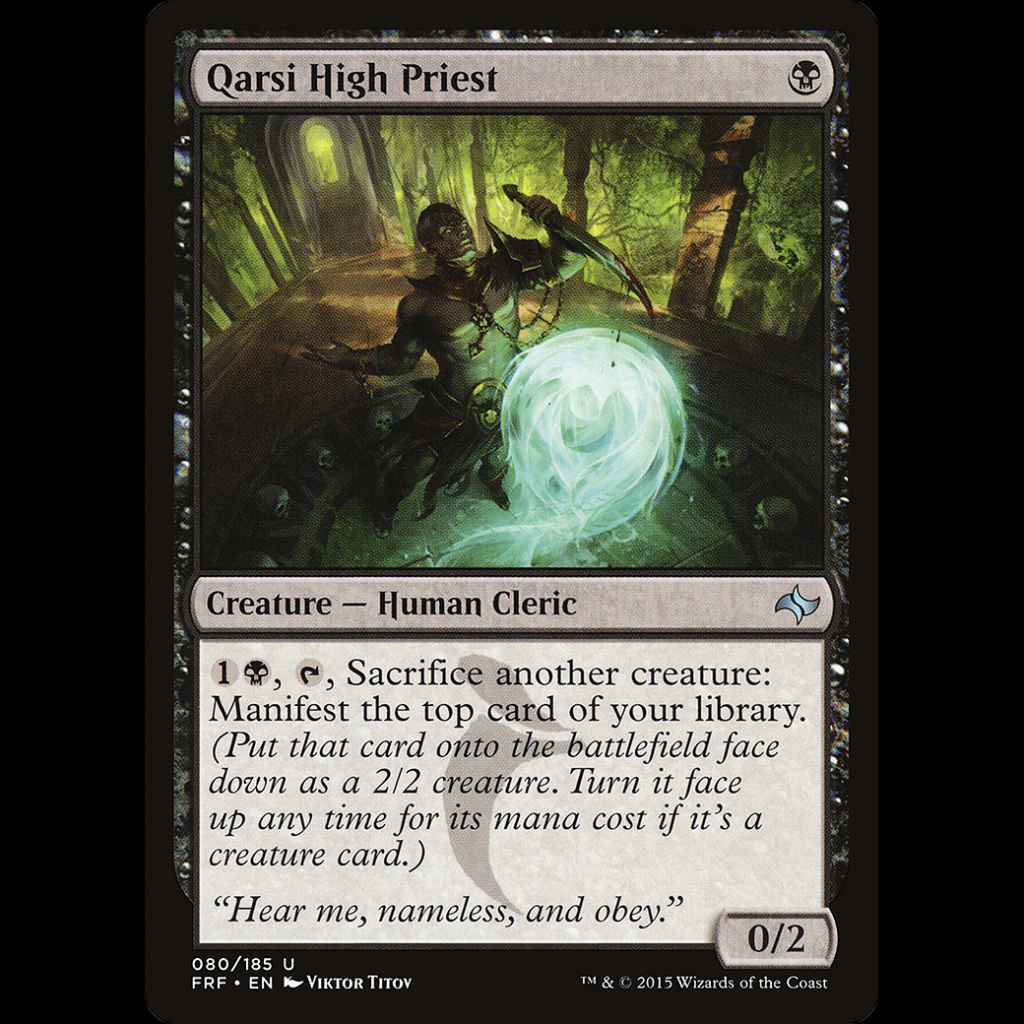 MTG Qarsi High Priest Fate Reforged frf#80 - Madtoyz