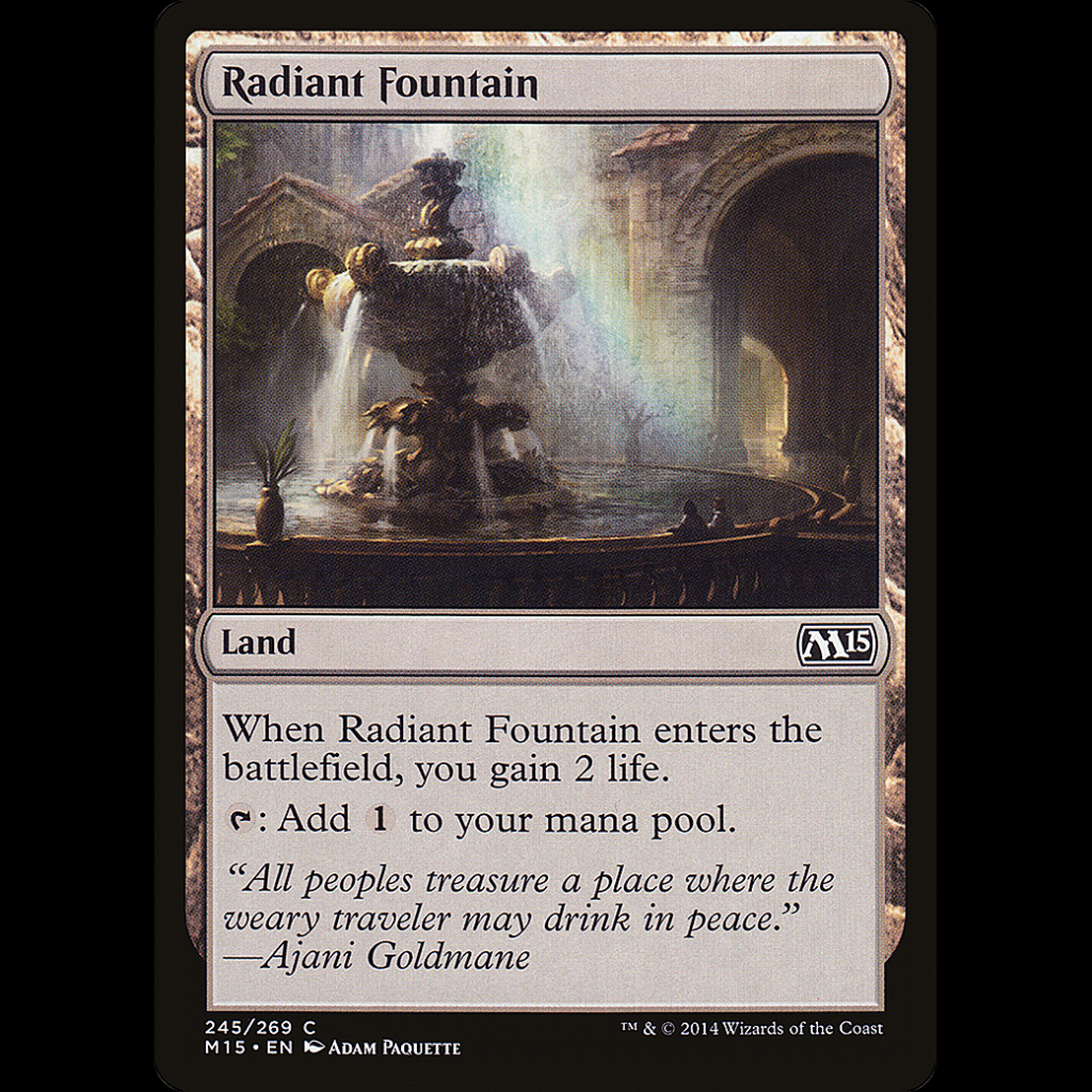 MTG Radiant Fountain Magic 2015 m15#245 - Madtoyz