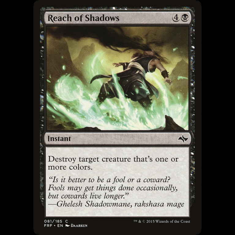 MTG Reach of Shadows Fate Reforged frf#81 - Madtoyz