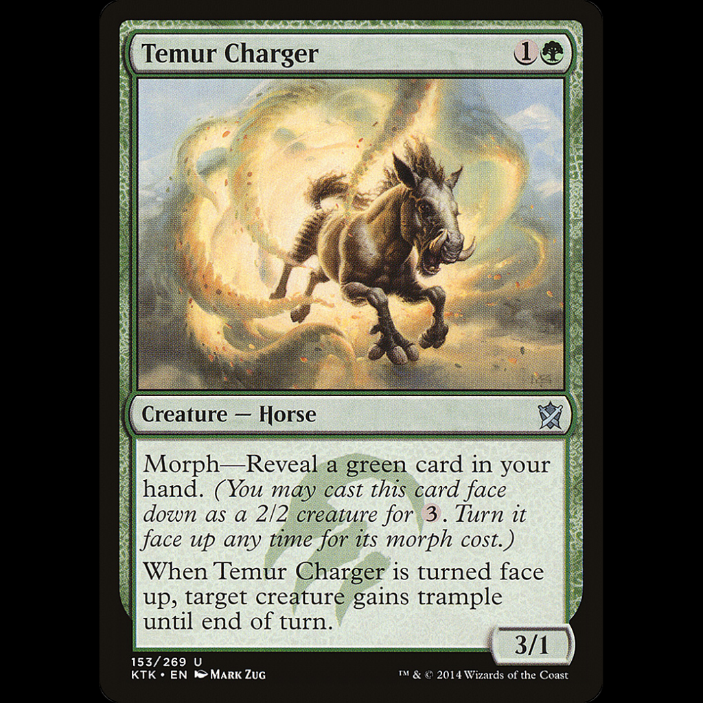 MTG Temur Charger Khans of Tarkir ktk#153 - Madtoyz