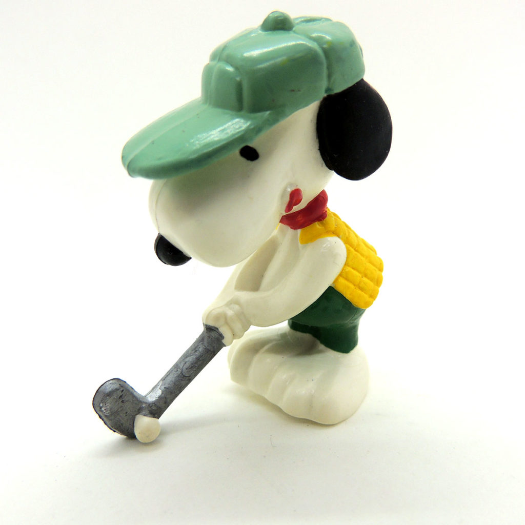 Snoopy Peanuts Golfista Industria Argentina Vintage - Madtoyz