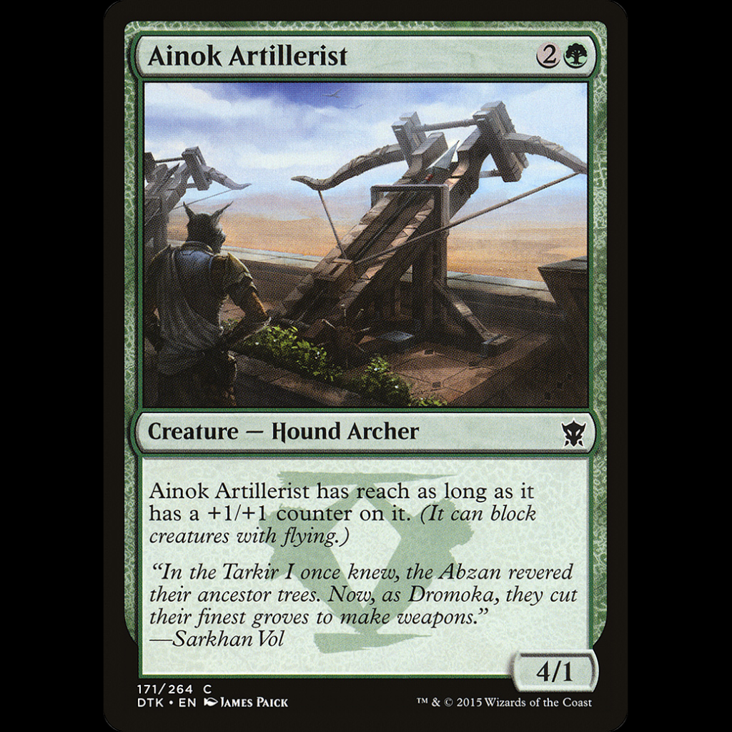 MTG Ainok Artillerist Dragons of Tarkir dtk#171 - Madtoyz