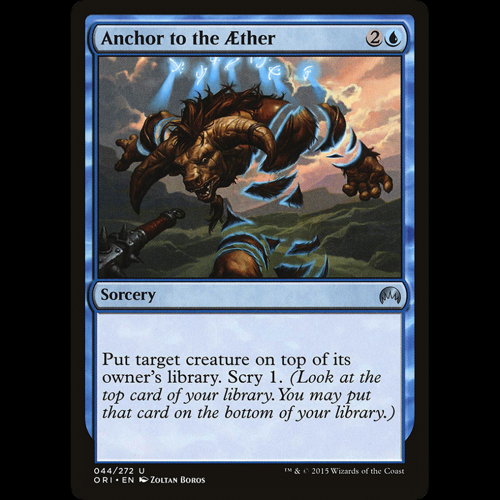 MTG Anclado al éter (Anchor to the Aether) Magic Origins ori#44 - Madtoyz