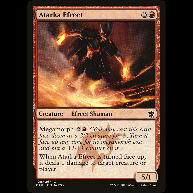 MTG Atarka Efreet Dragons of Tarkir dtk#128 - Madtoyz