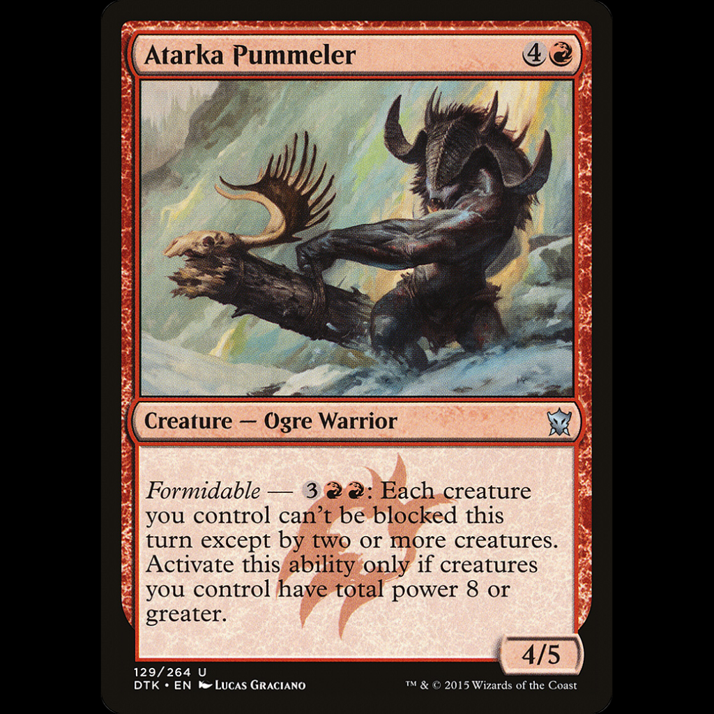 MTG Atarka Pummeler Dragons of Tarkir dtk#129 - Madtoyz