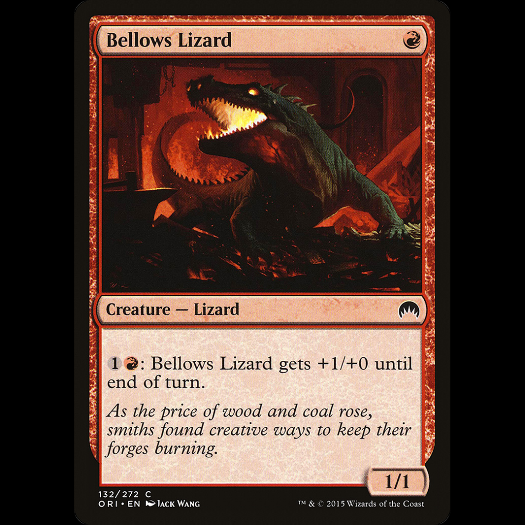 MTG Lagarto rugiente (Bellows Lizard) Magic Origins ori#132 - Madtoyz