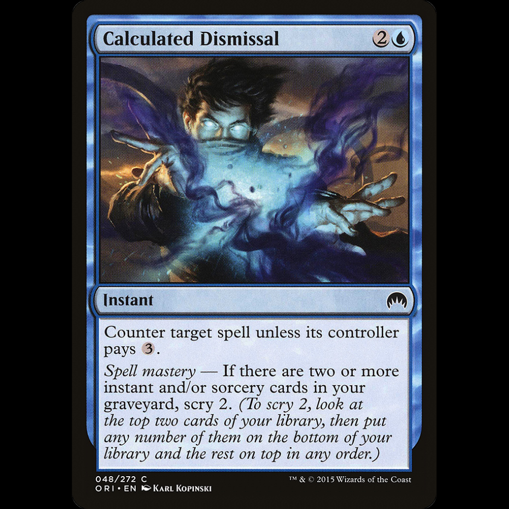 MTG Calculated Dismissal Magic Origins - Madtoyz