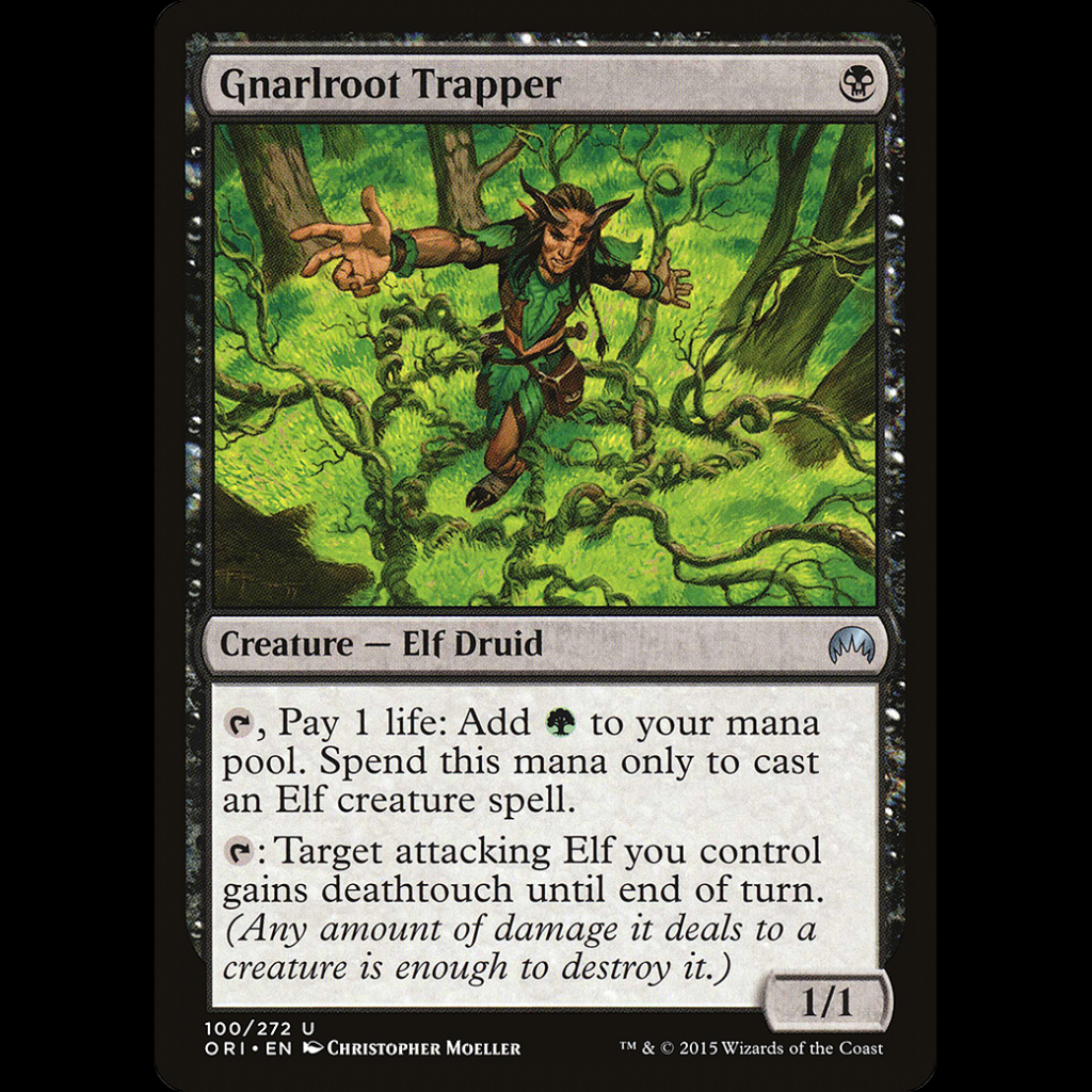 MTG Trampero de raíces enredadas (Gnarlroot Trapper) Magic Origins ori#100 - Madtoyz