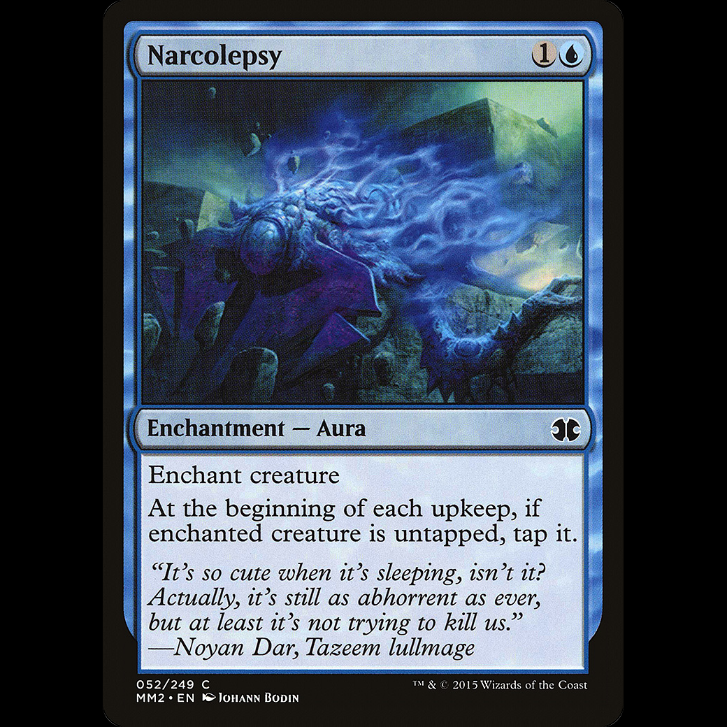 MTG Narcolepsy Modern Masters 2015 mm2#52 - Madtoyz MTG Narcolepsy Modern Masters 2015 mm2#52 - Madtoyz