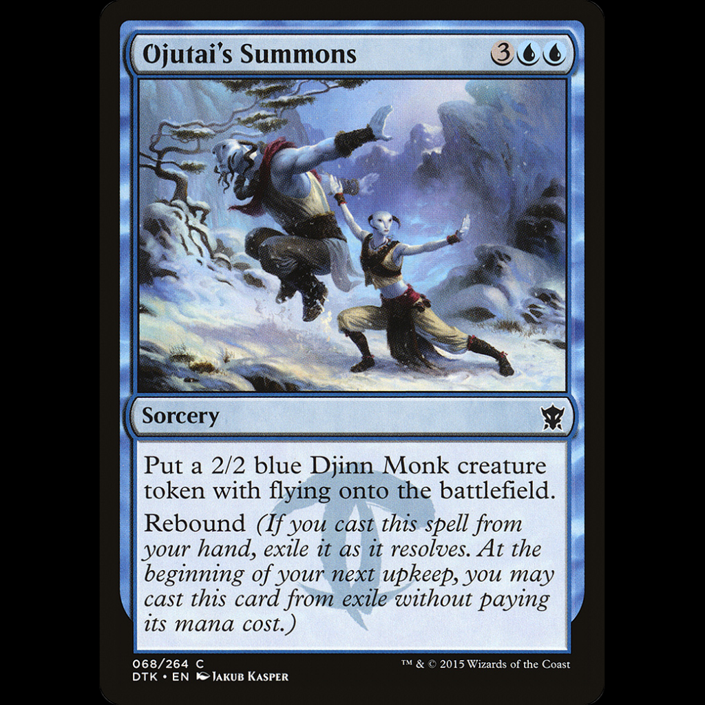 MTG Ojutai's Summons Dragons of Tarkir dtk#68 - Madtoyz