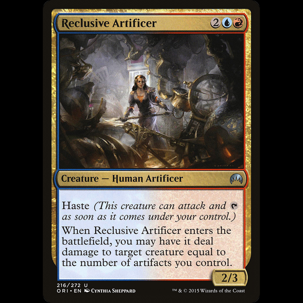 MTG Artífice huraña (Reclusive Artificer) Magic Origins ori#216 - Madtoyz