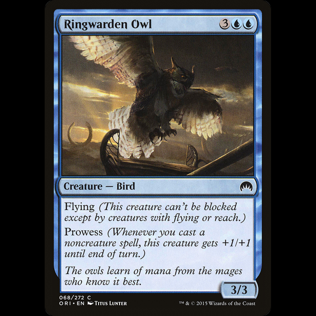 MTG Ringwarden Owl Magic Origins ori#68 - Madtoyz