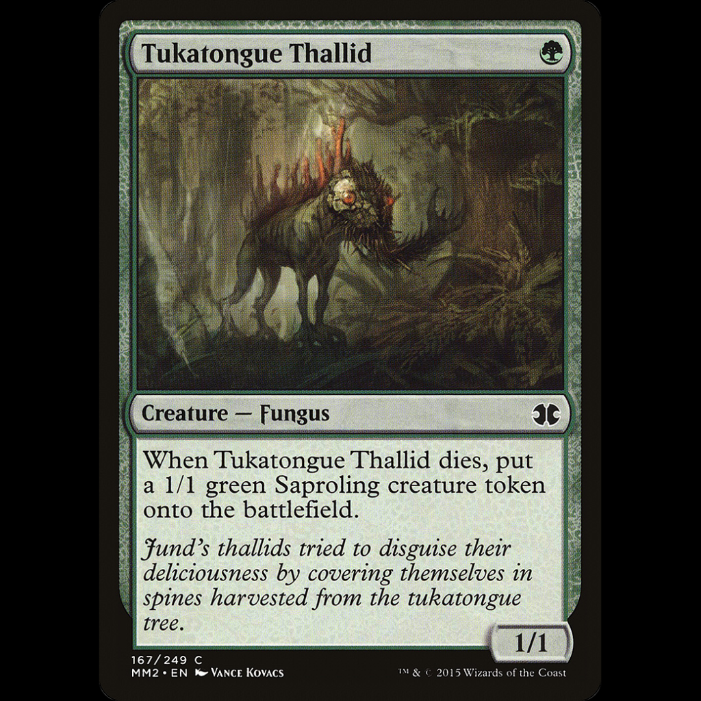 MTG Tukatongue Thallid Modern Masters 2015 mm2#167 - Madtoyz
