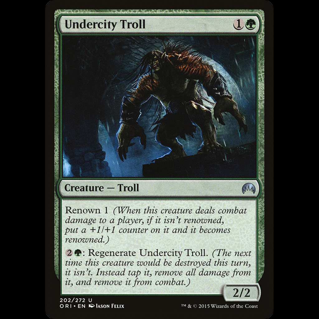 MTG Trol de la Subciudad (Undercity Troll) Magic Origins ori#202 - Madtoyz